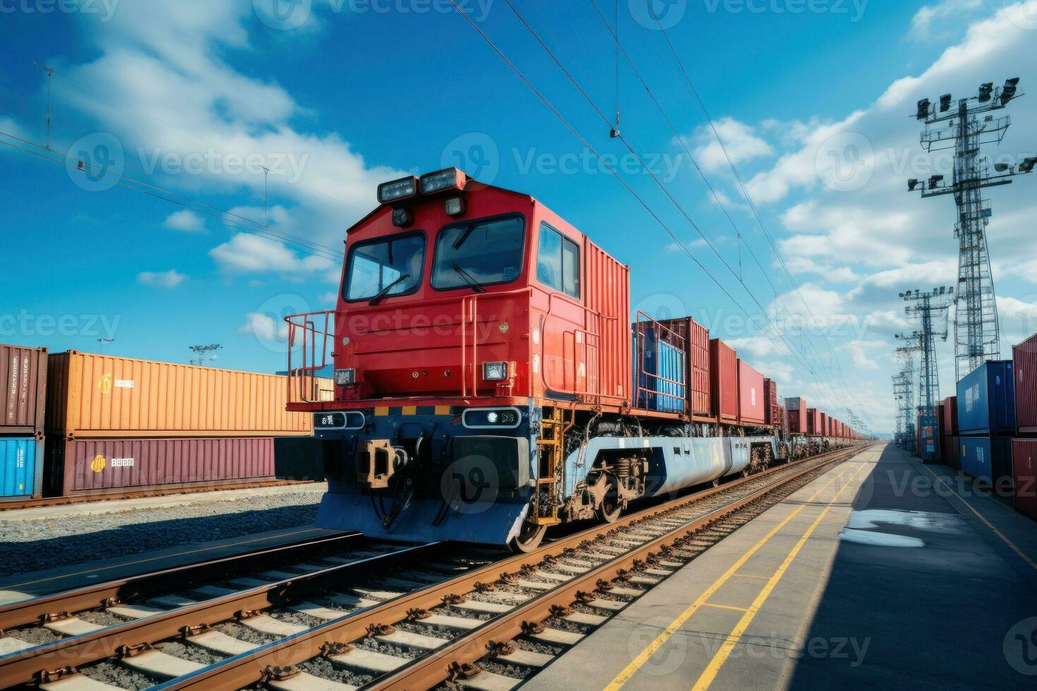 Train Freight Stock Photos, Images and Backgrounds for Free Download