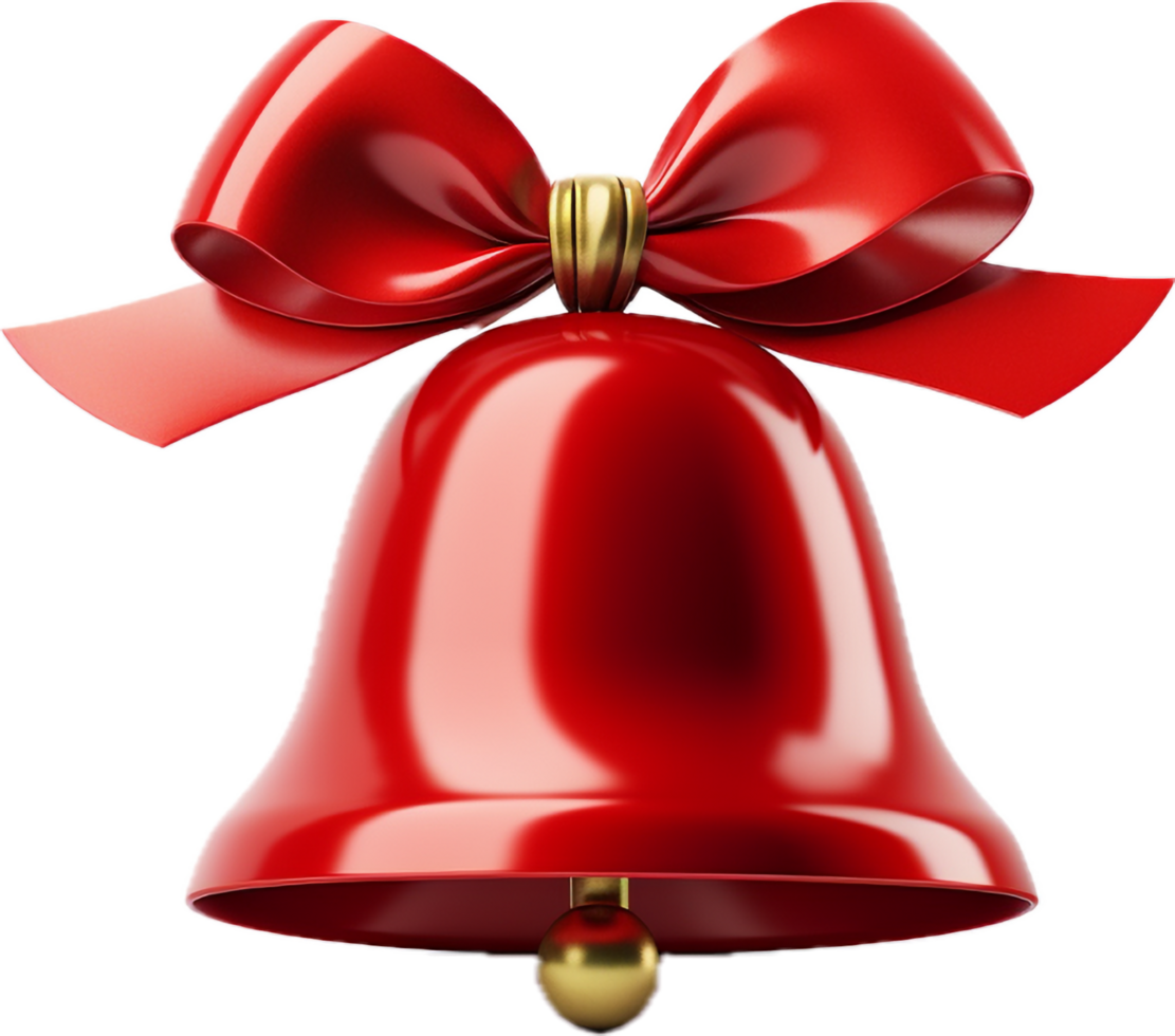 Christmas bell png with AI generated. 33647432 PNG