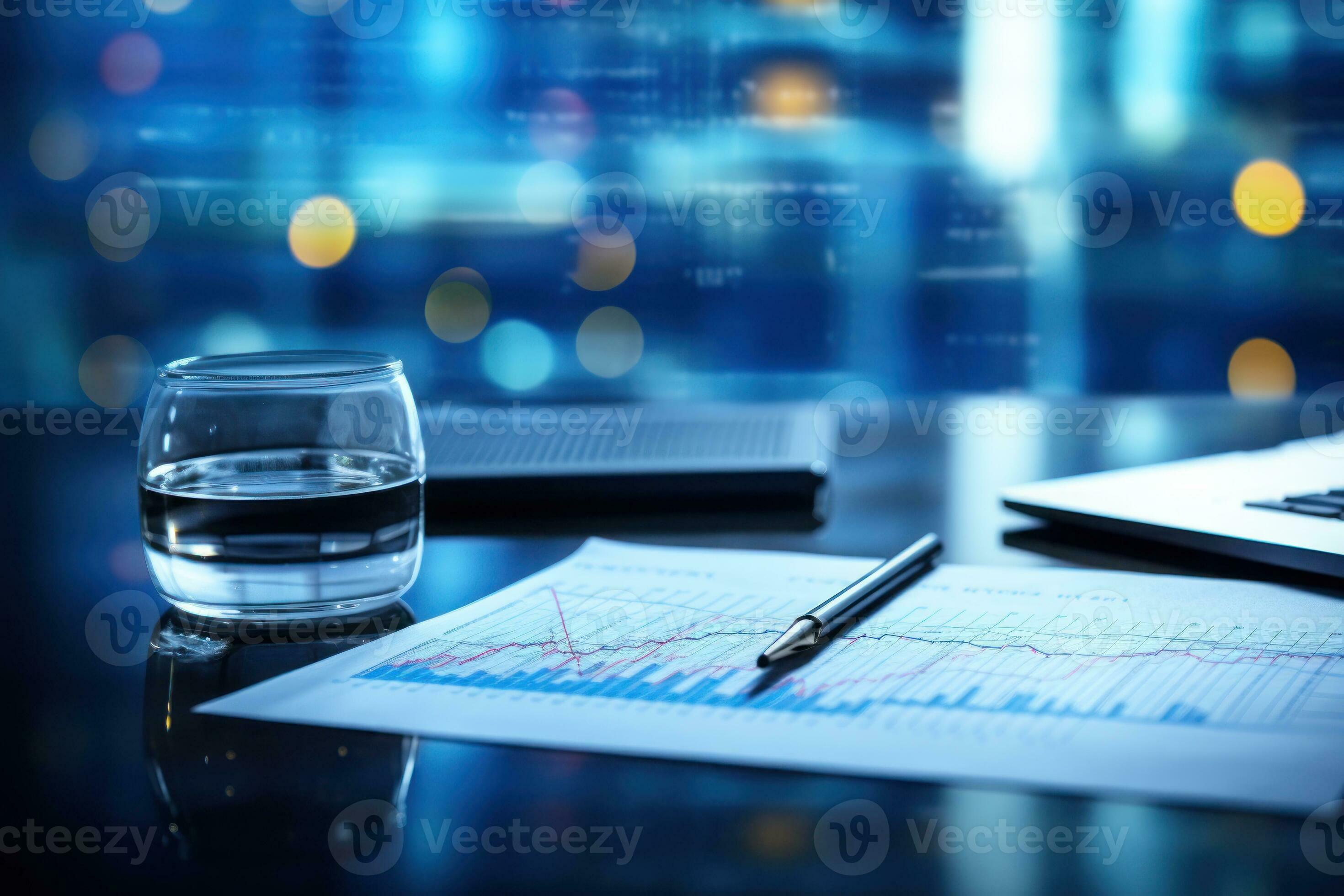AI Generated Presentation background financial indicators and financial ... AI Generated Presentation background financial indicators and financial ...
