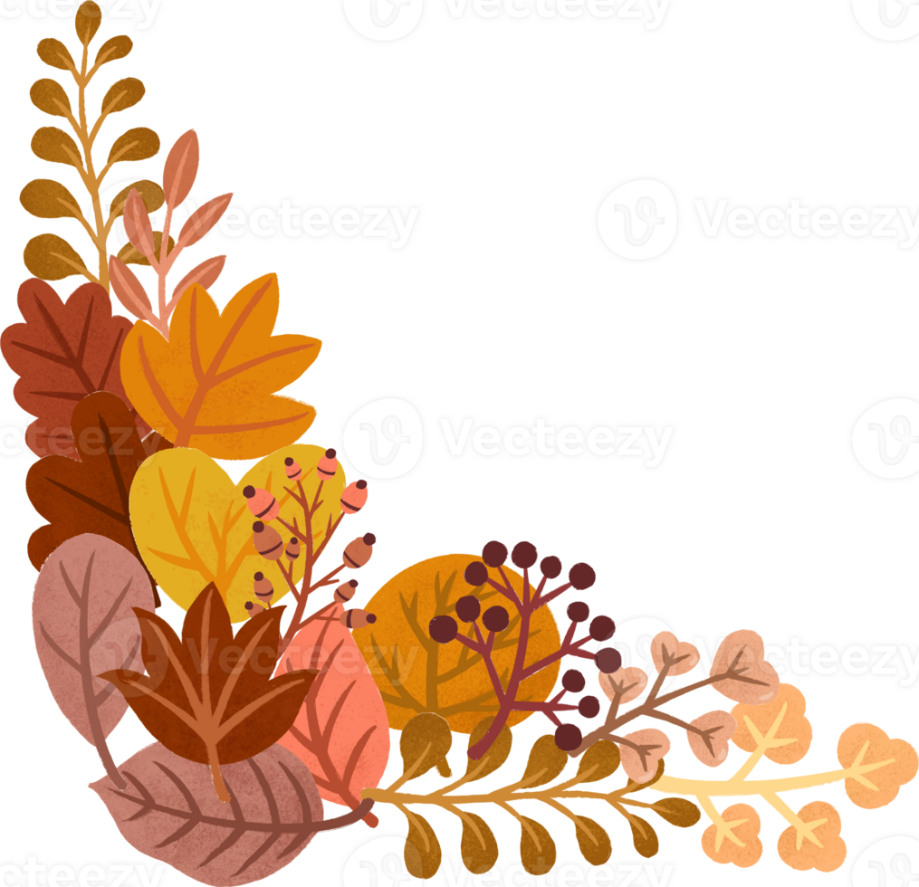 Fall Leaves Corner Border Png Fall Leaves Corner Border Png
