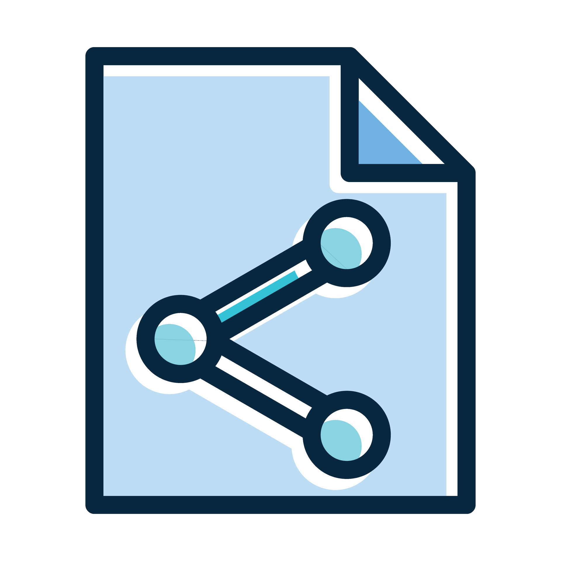 File Sharing Vector Thick Line Filled Dark Colors 33661146 Vector Art ...