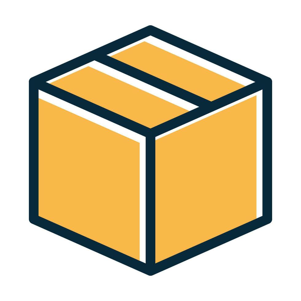 Package Vector Thick Line Filled Dark Colors 33661616 Vector Art at ...