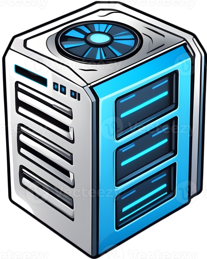 Server Icons Set Isometric 3d Isometric Icons Server Server Rack Ai Generative 33661845 Png