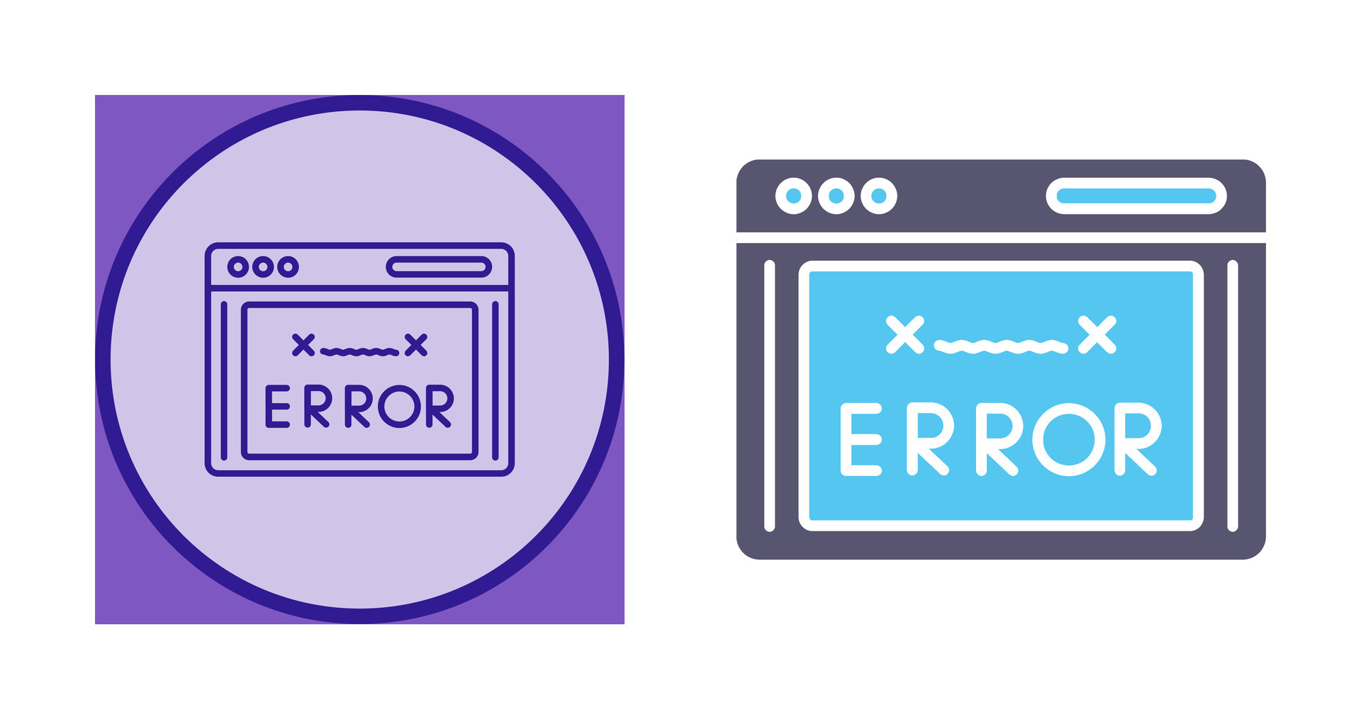 icono de vector de código de error 33682504 Vector en Vecteezy