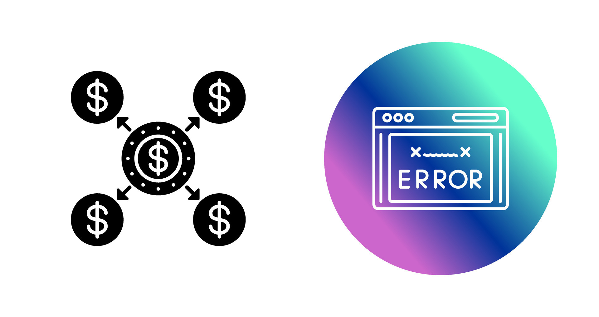 icono de vector de código de error 33687025 Vector en Vecteezy