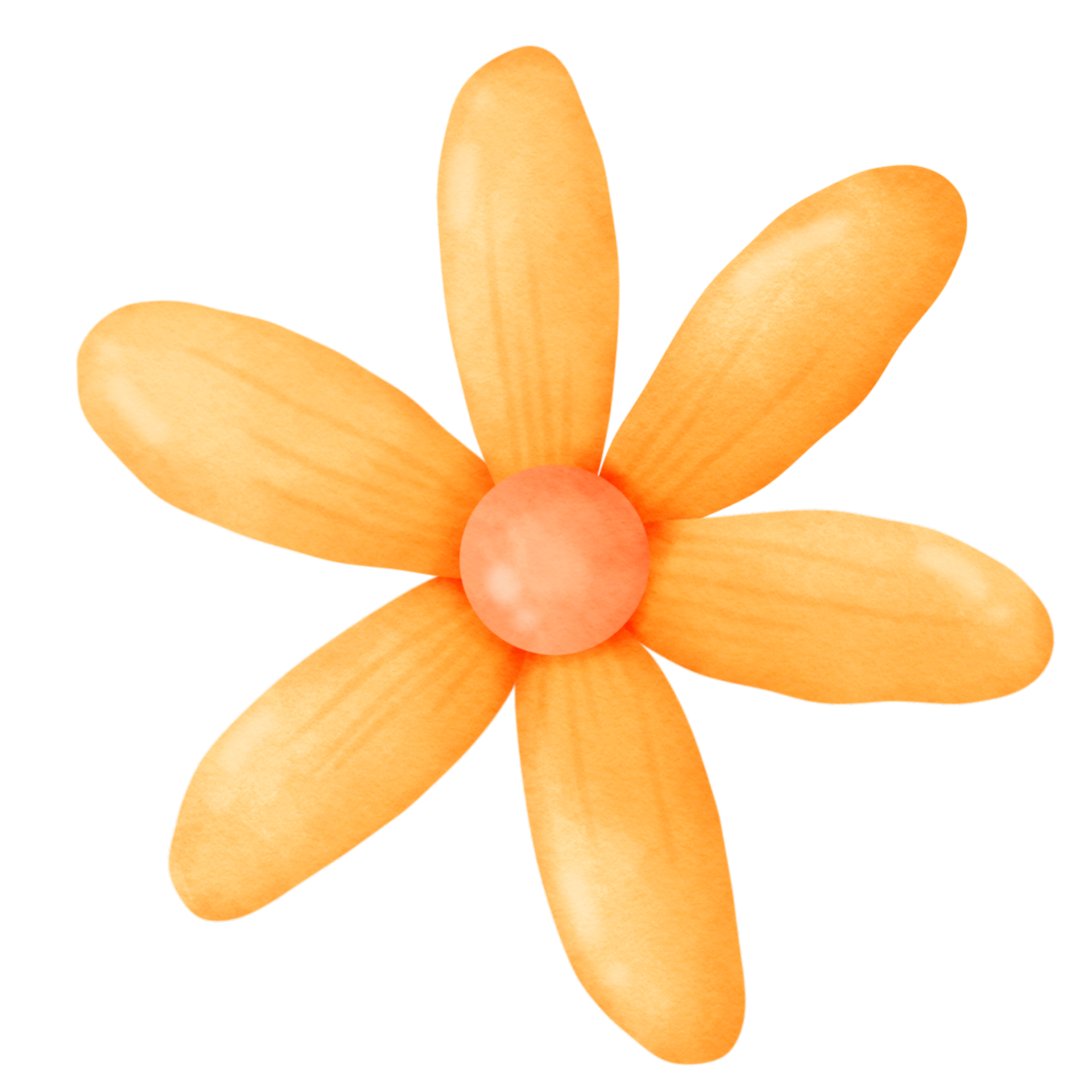 Yellow Flower Watercolor 33692064 Png
