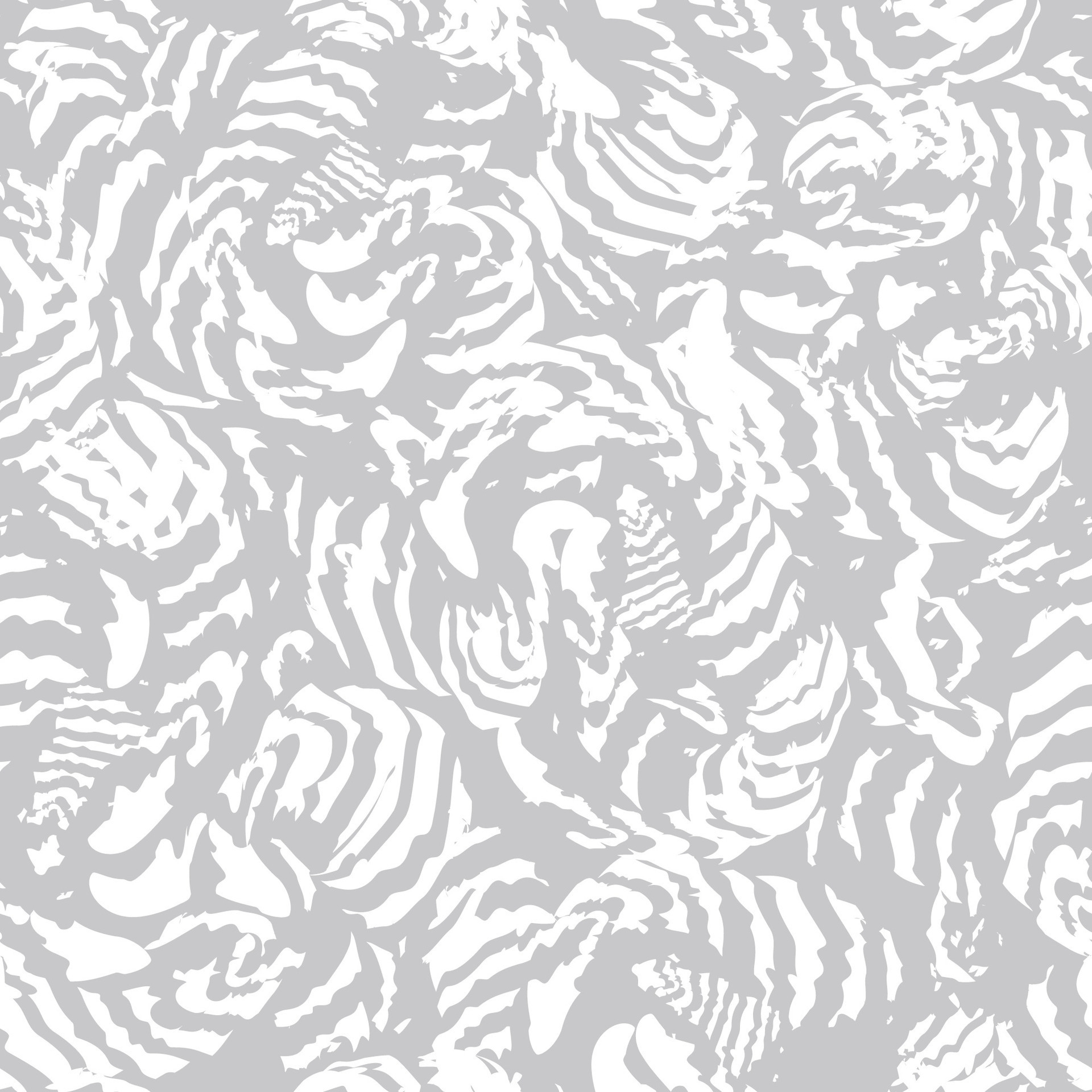 Abstract Seamless Floral Pattern With Dots And Leaves Ornamental Flourish Drawn Texture