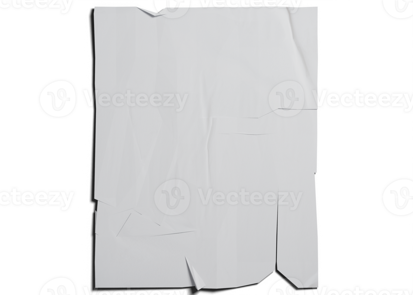 Glued Poster Mockup 33692121 Png