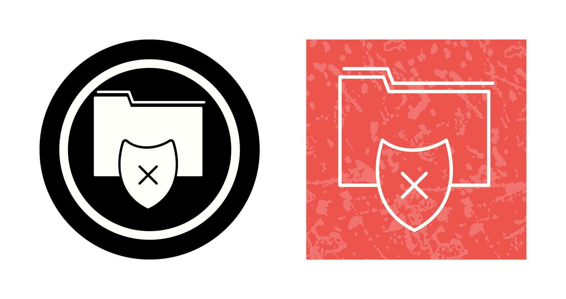 Vulnerable Folder Vector Icon 33694971 Vector Art at Vecteezy