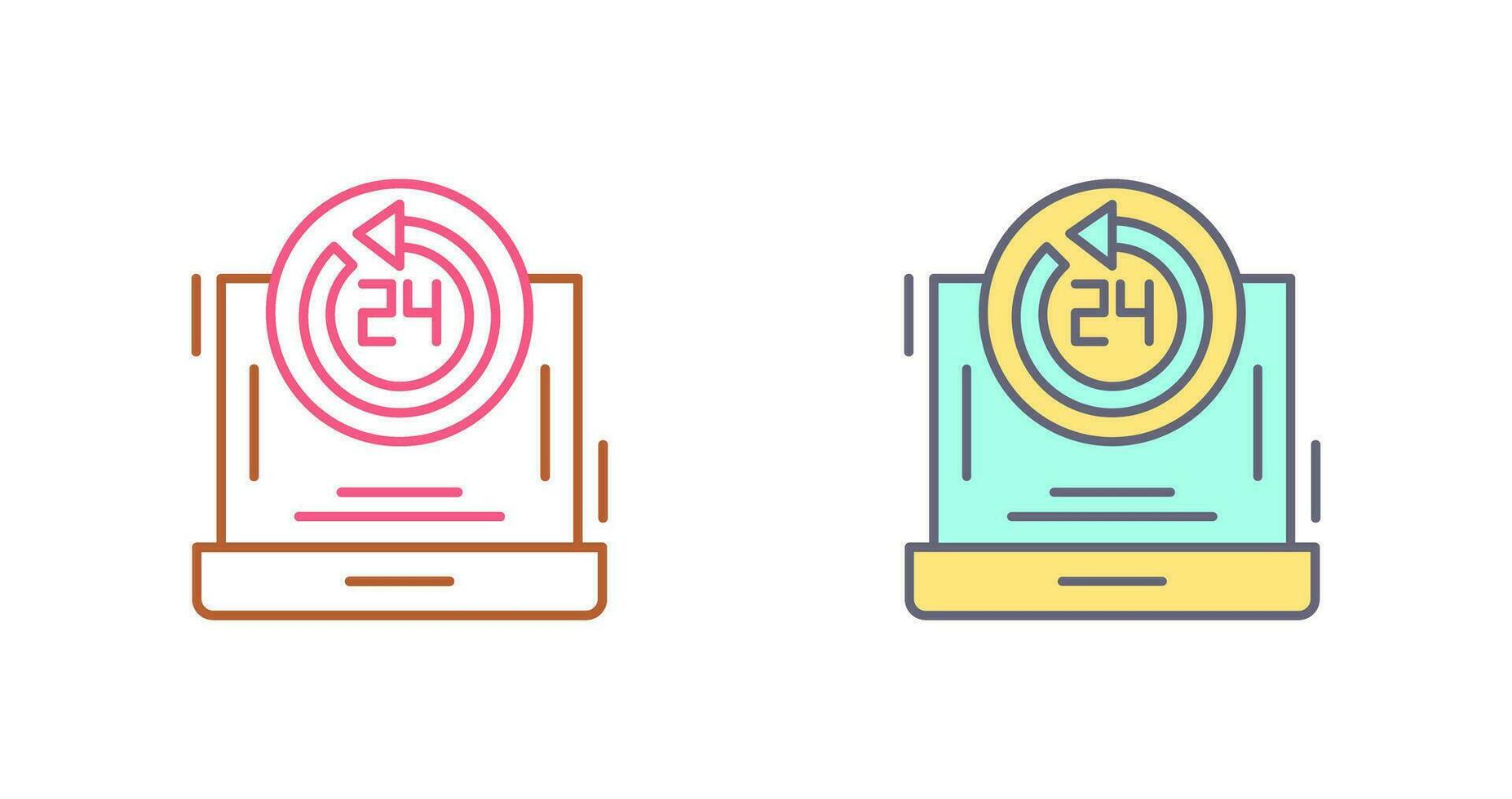 icono de vector de soporte 24h 33697464 Vector en Vecteezy