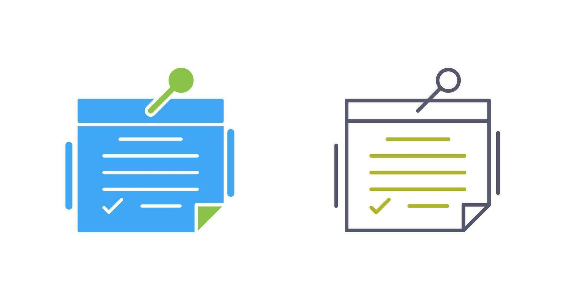 nota, vector, icono 33698059 Vector en Vecteezy