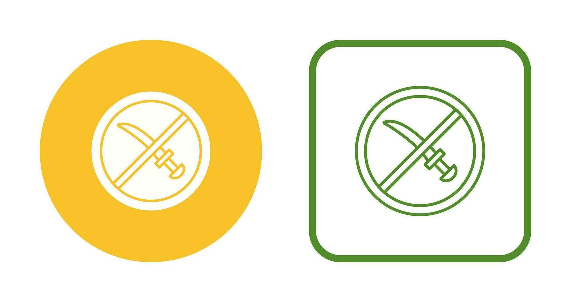 No Weapons Vector Icon 33703372 Vector Art at Vecteezy