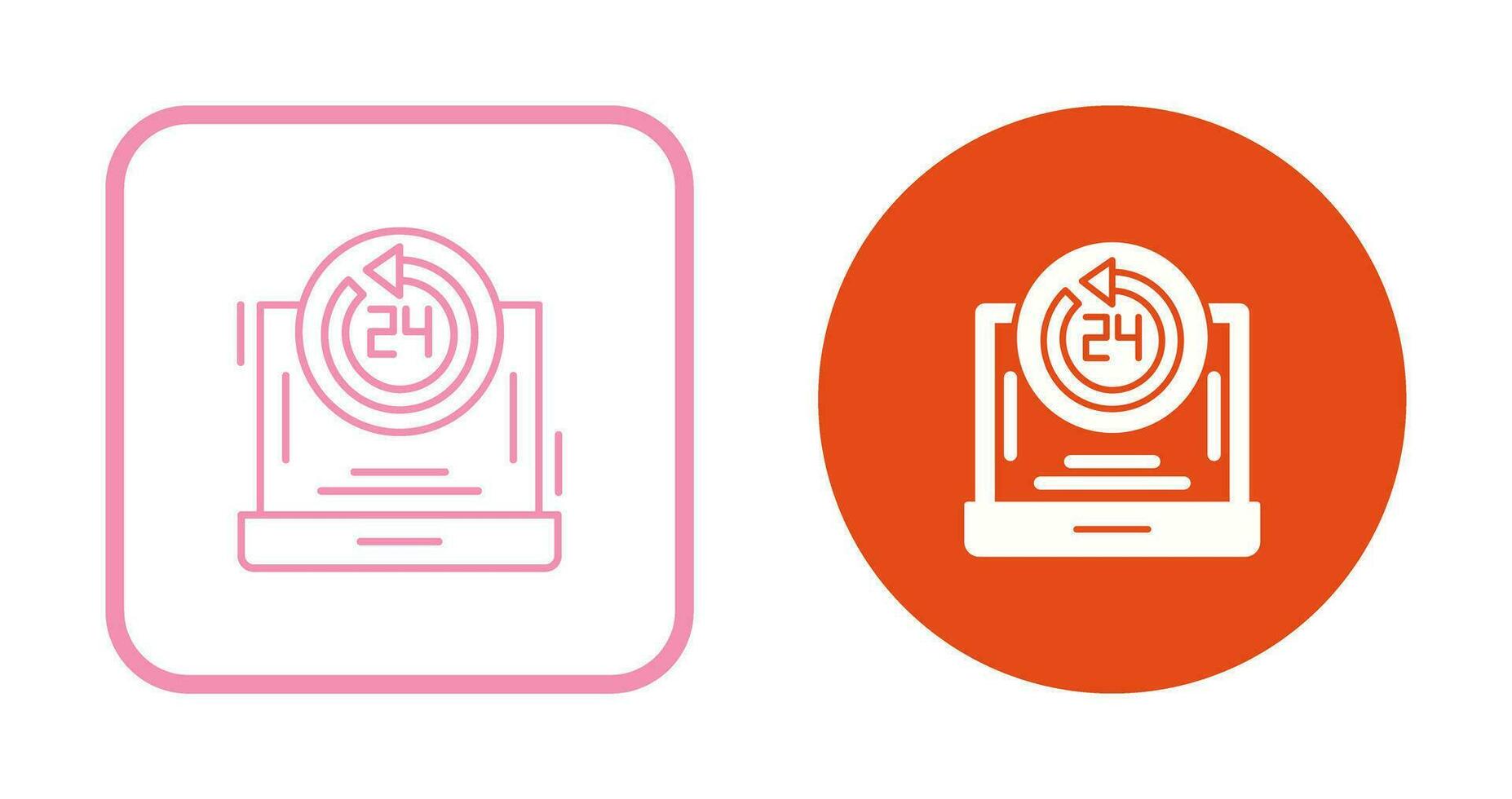 icono de vector de soporte 24h 33706690 Vector en Vecteezy