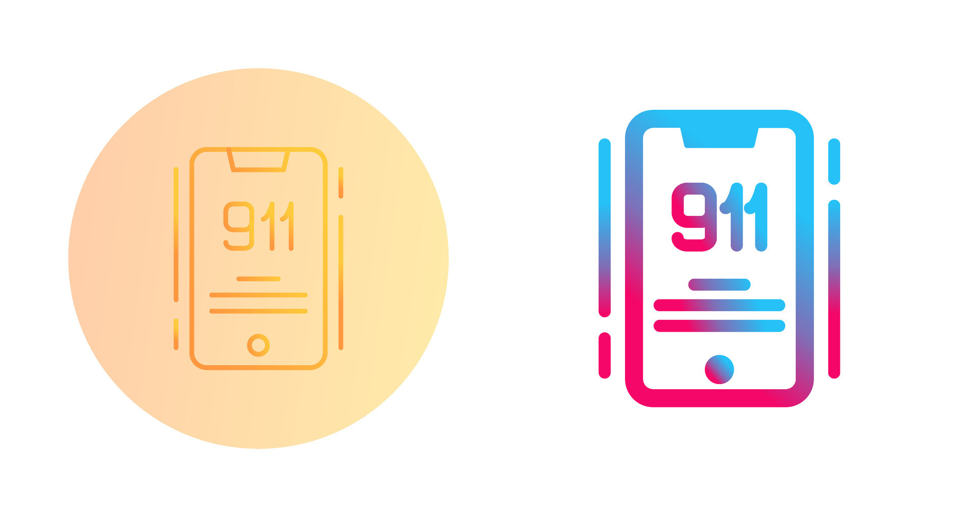 911 Vector Icon 33708495 Vector Art at Vecteezy