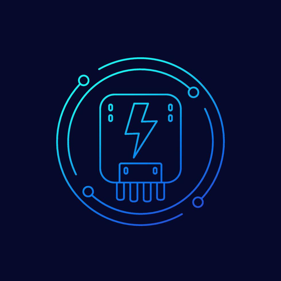 electric power control box icon, linear design 33712746 Vector Art at ... electric power control box icon, linear design 33712746 Vector Art at ...