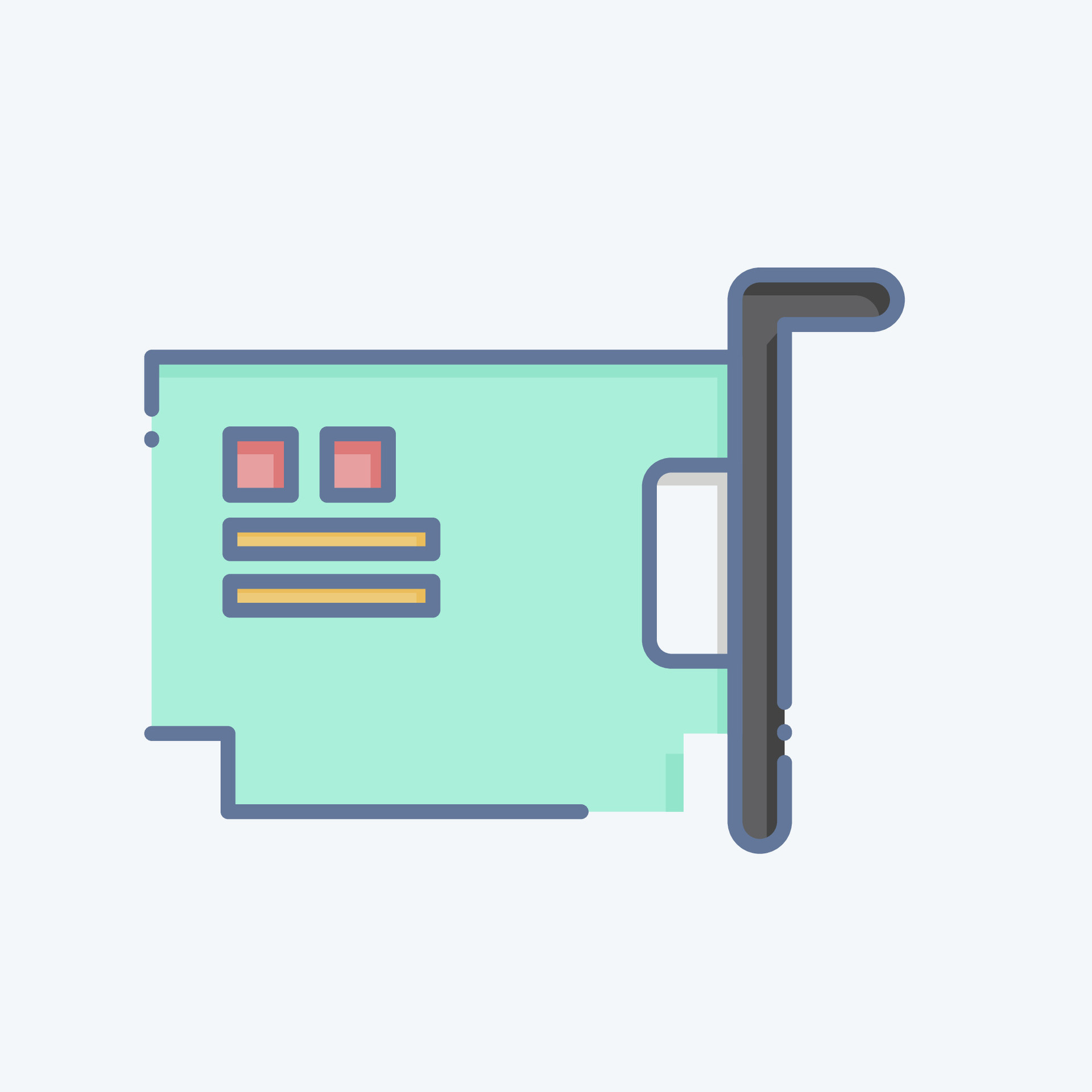 Icon Hardware. related to Computer symbol. doodle style. simple design ...