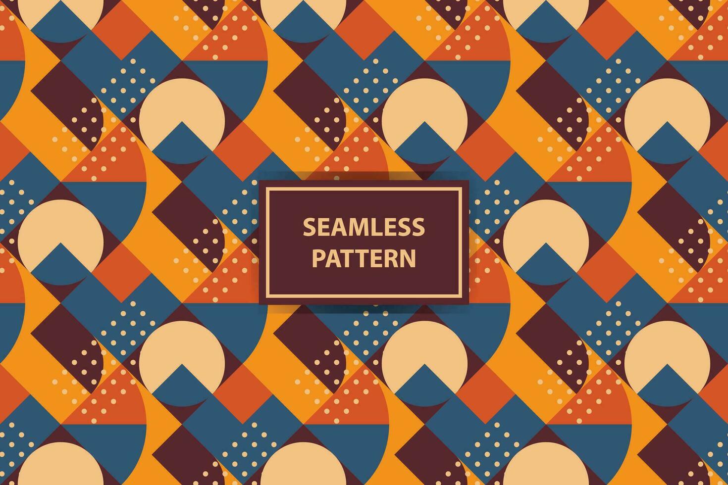 Geometric Seamless Pattern Abstract Geometric Hexagonal Graphic Design Print Cubes Pattern