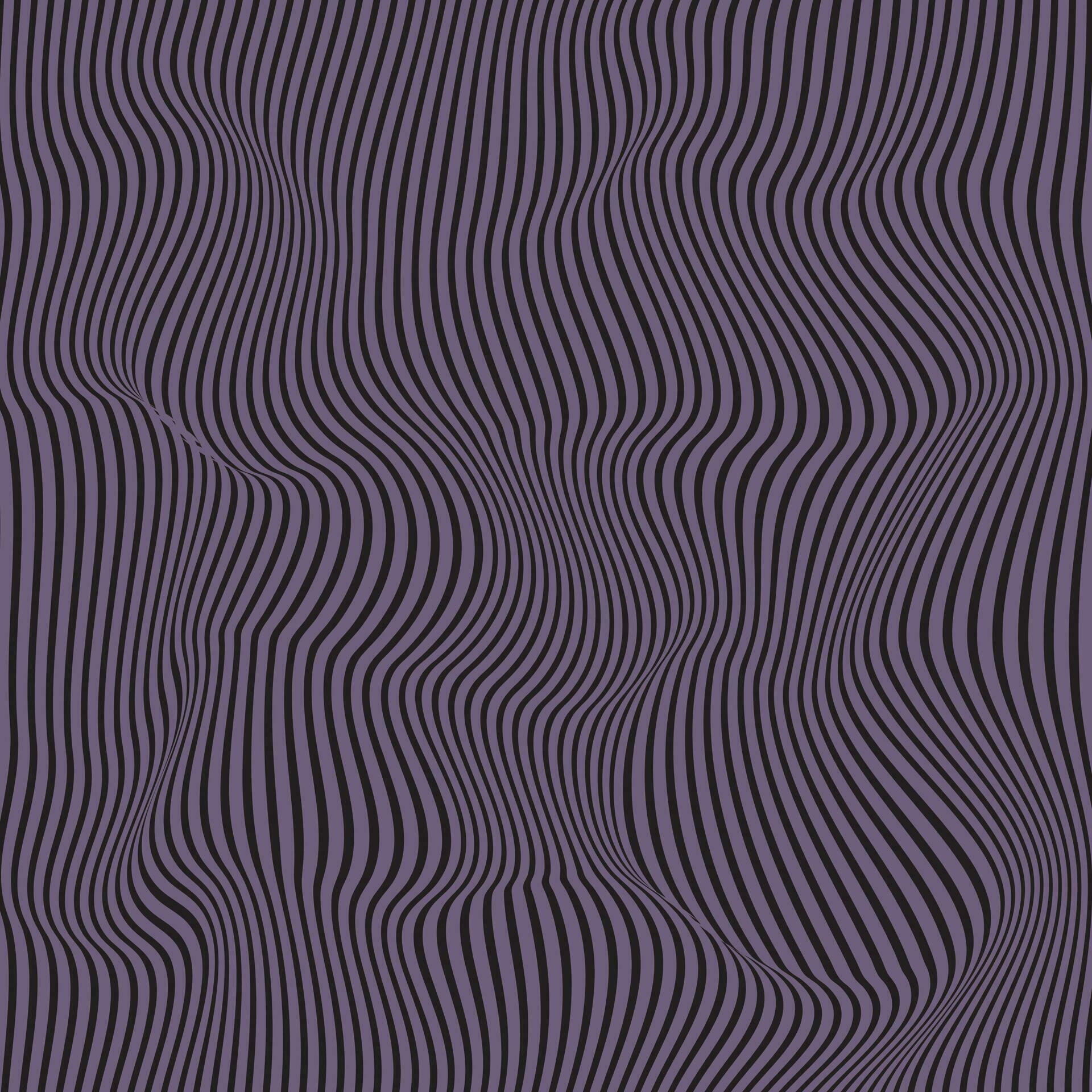 Modern Simple Abstract Seamlees Fig Color Distort Wavy Line Pattern On