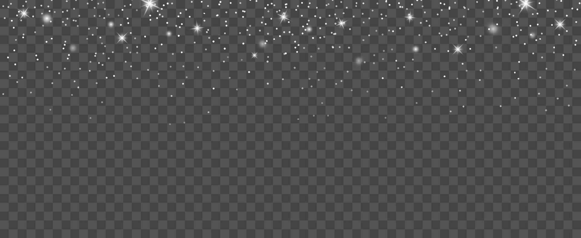 Glitter white color particles background effect for luxury greeting card. Christmas glowing ...