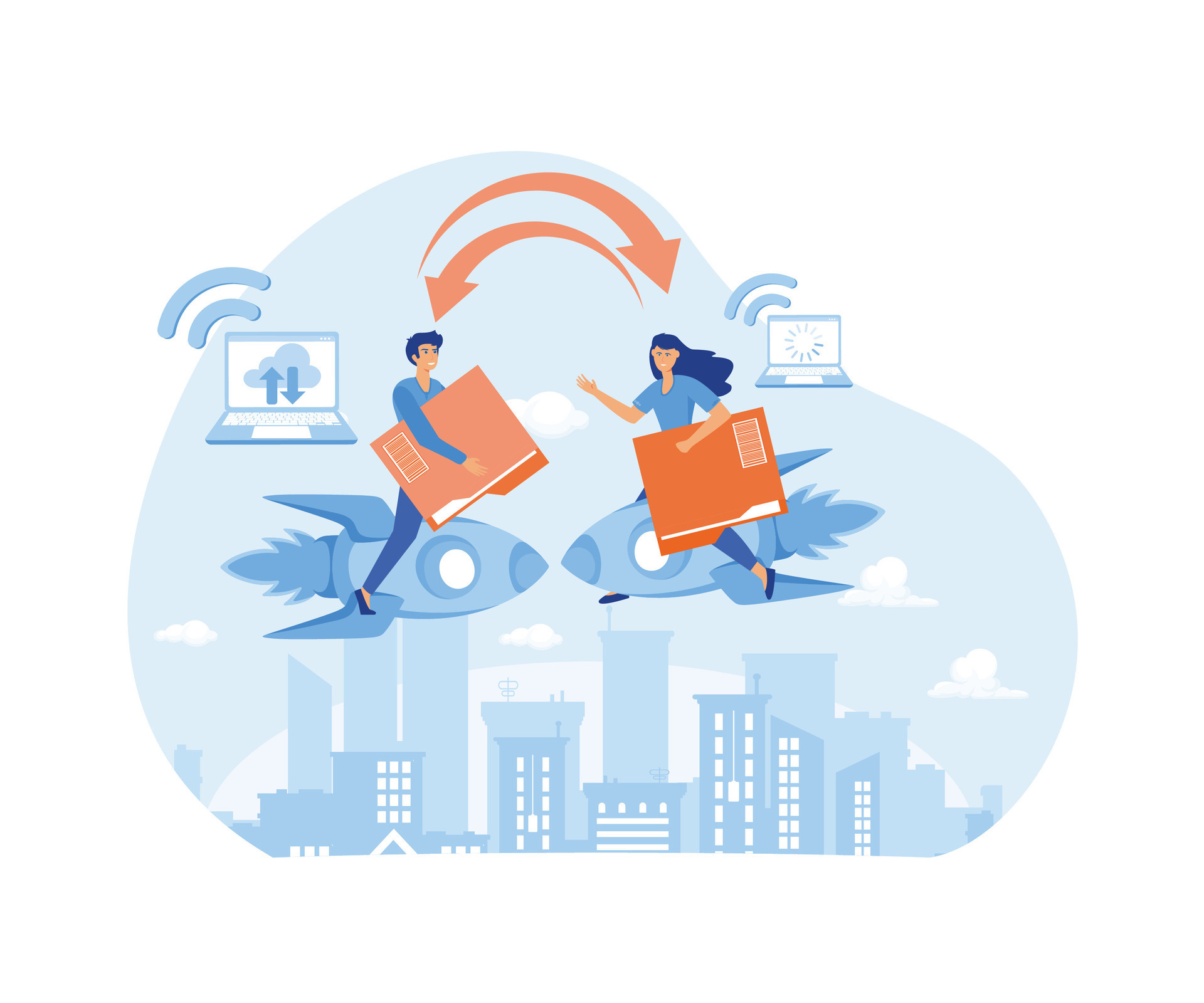 Sharing file, file transferred encrypted form, transfer of documentation, migration concept ...