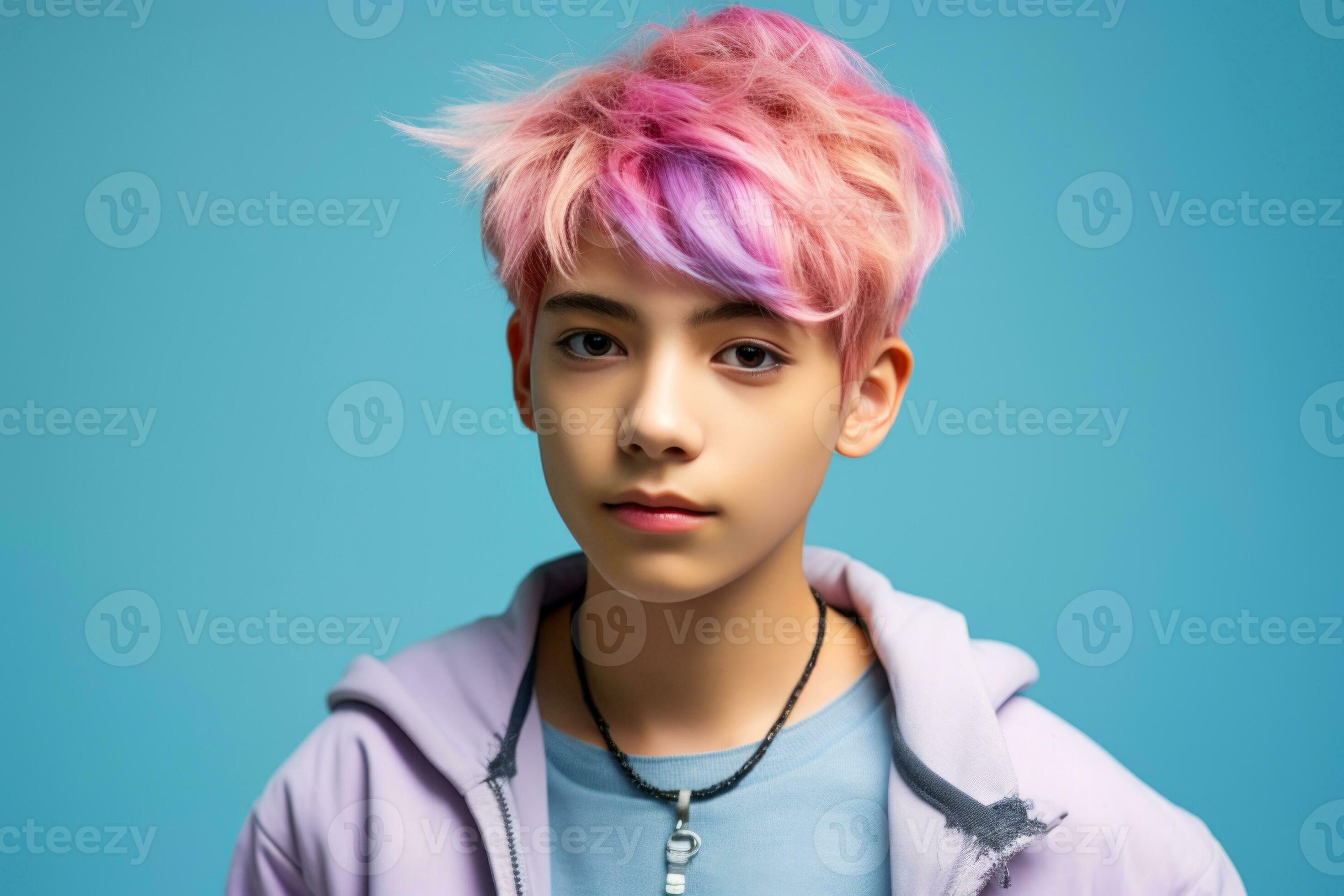 Portrait of a Asian happy Non-binary gender teenage student on isolated ... Portrait of a Asian happy Non-binary gender teenage student on isolated ...