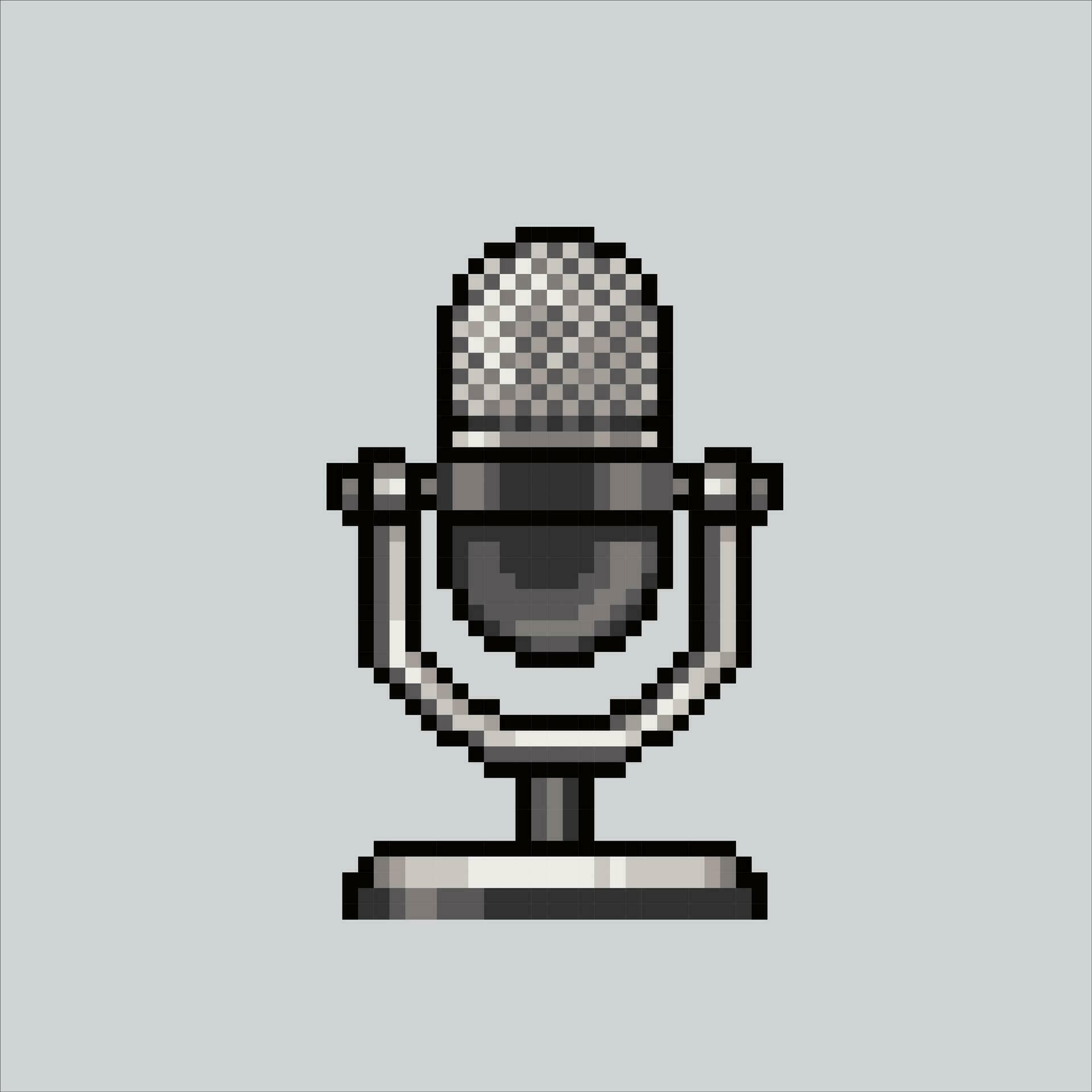 Pixel art illustration Podcast Mic. Pixelated Microphone. Pixel art Podcast Microphone pixelated ...