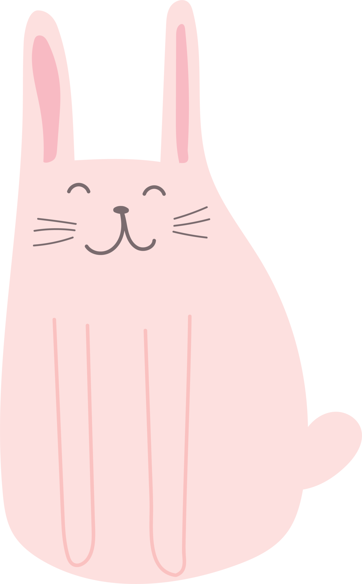 Cute Bunny Cartoon Doodle 33850921 Png