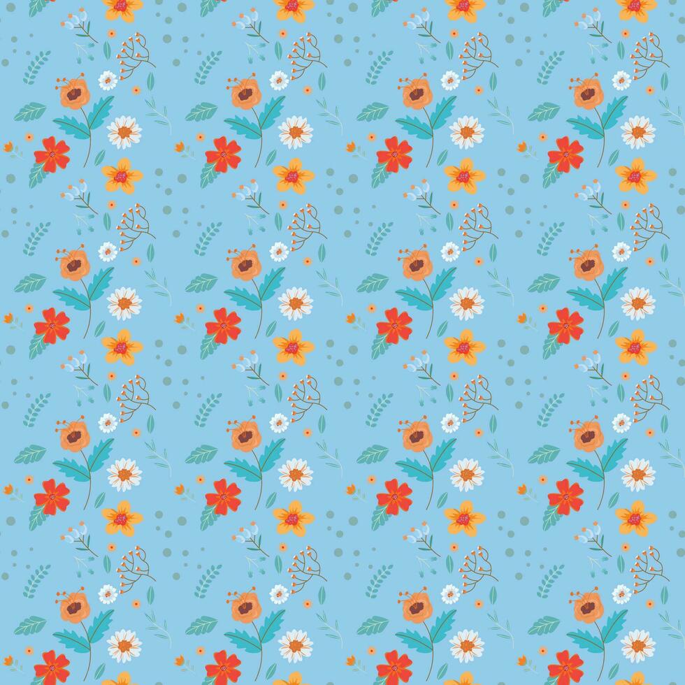 Abstract Flower Pattern Background Vector Illustration 33851799