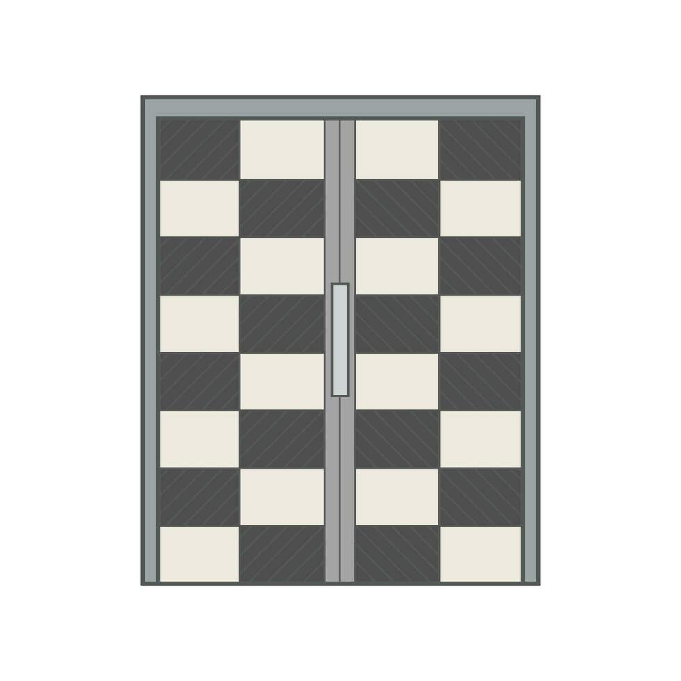 Kids drawing Vector illustration chess board pattern Isolated on White ... Kids drawing Vector illustration chess board pattern Isolated on White ...