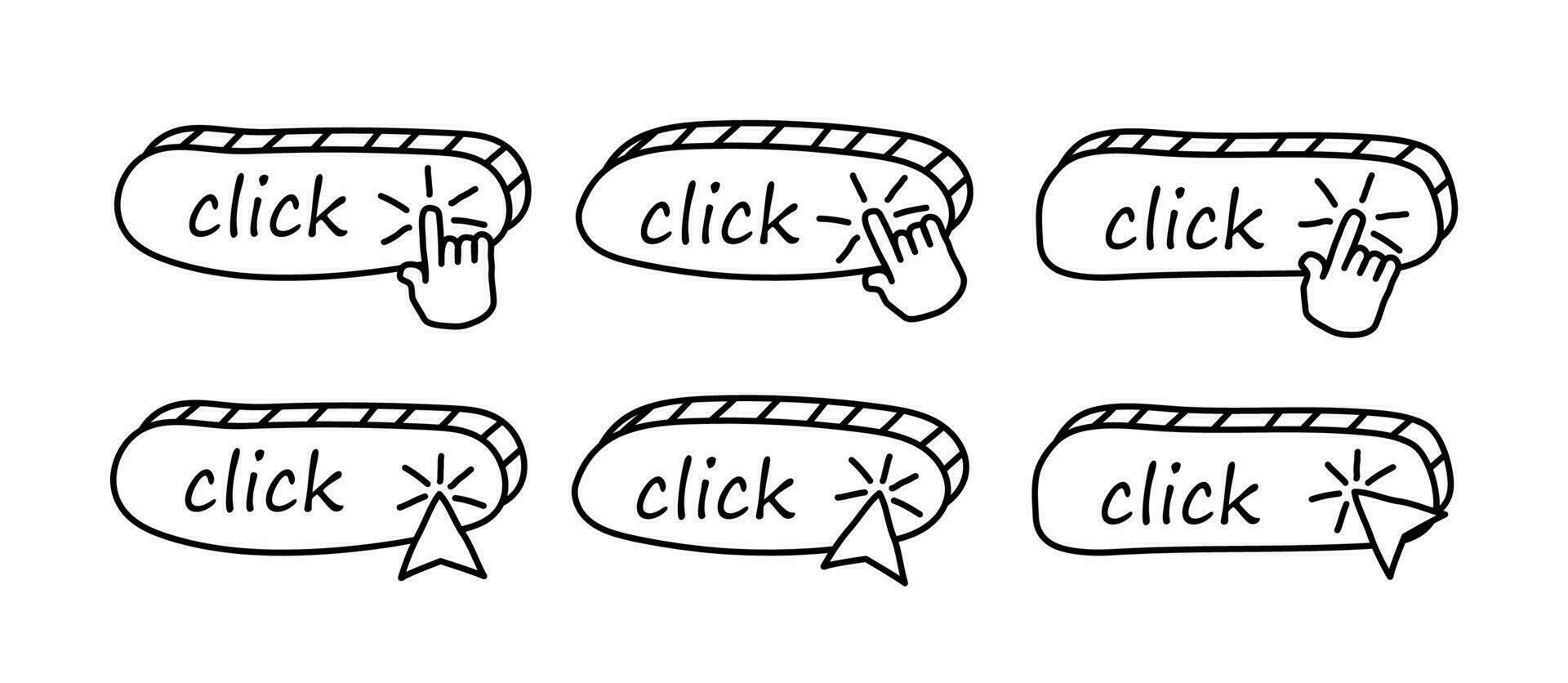 Click on a set of linear symbols. Different push buttons for ...