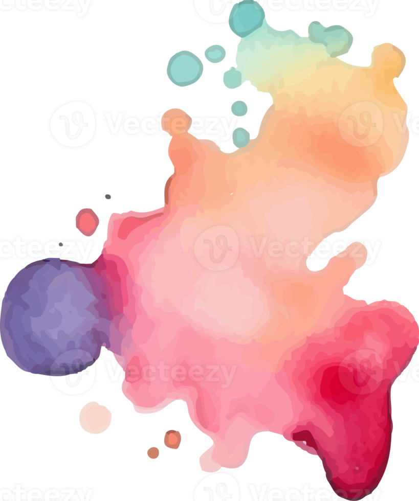 Watercolor Hand Drawn Stain 33856410 Png