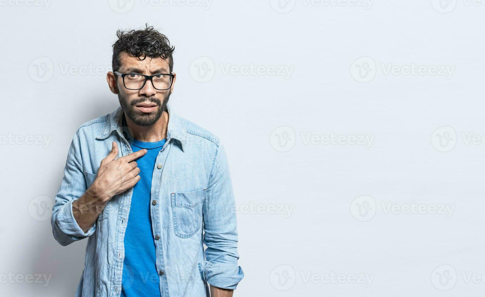 Person Pointing At Themselves