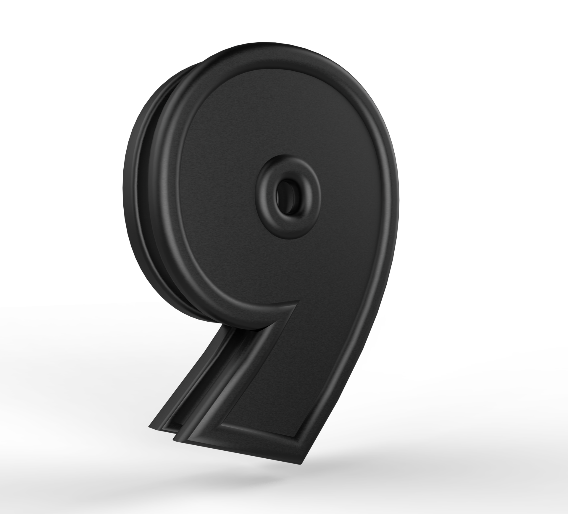 N mero 3d 1 2 3 4 4 5 5 6 6 7 7 8 9 9 Color Negro 33858544 PNG