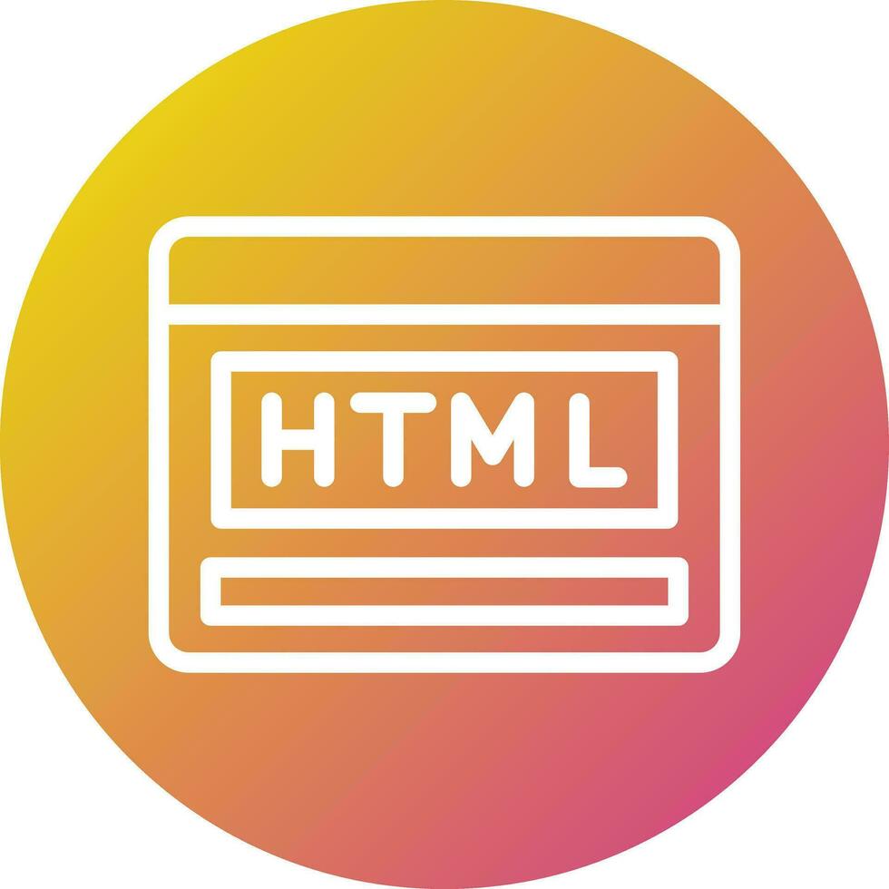 Html Vector Icon Design Illustration 33865510 Vector Art at Vecteezy