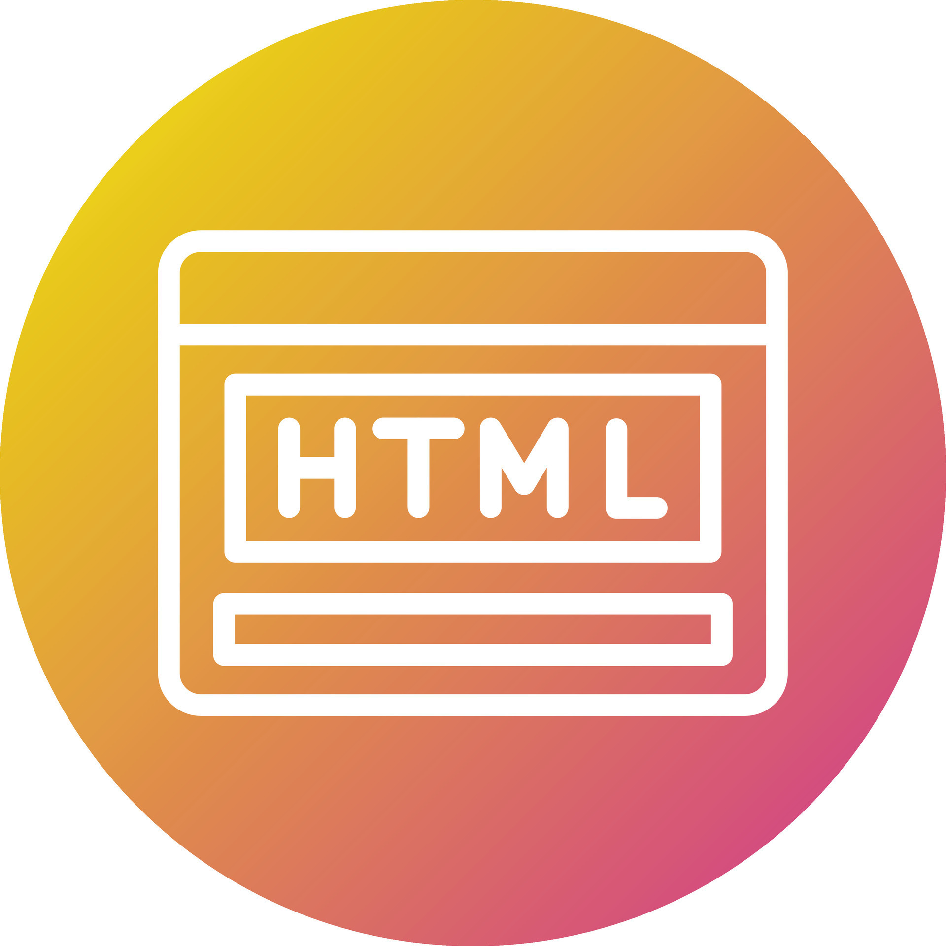 Html Vector Icon Design Illustration 33865510 Vector Art at Vecteezy