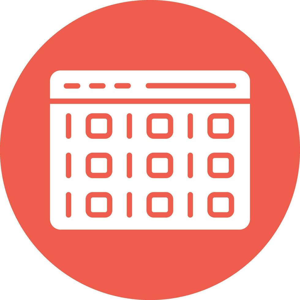 Binary Code Vector Icon Design Illustration 33868545 Vector Art at Vecteezy