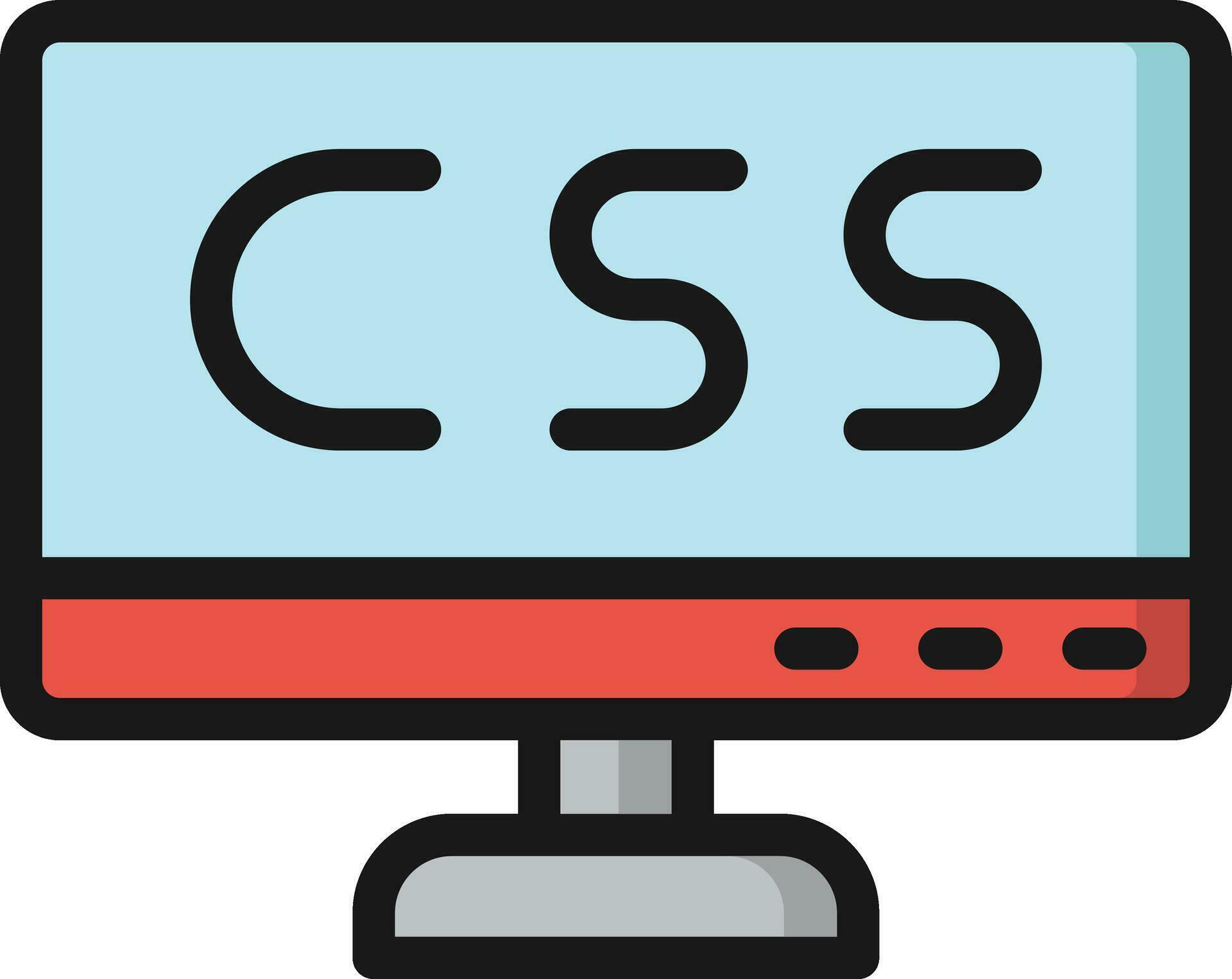 Css Vector Icon Design Illustration 33870301 Vector Art at Vecteezy