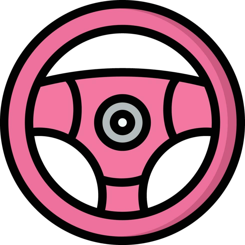 Steering wheel Vector Icon Design Illustration 33870546 Vector Art at ...
