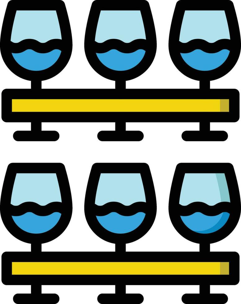 Wine Glasses Vector Icon Design Illustration 33871103 Vector Art At Vecteezy
