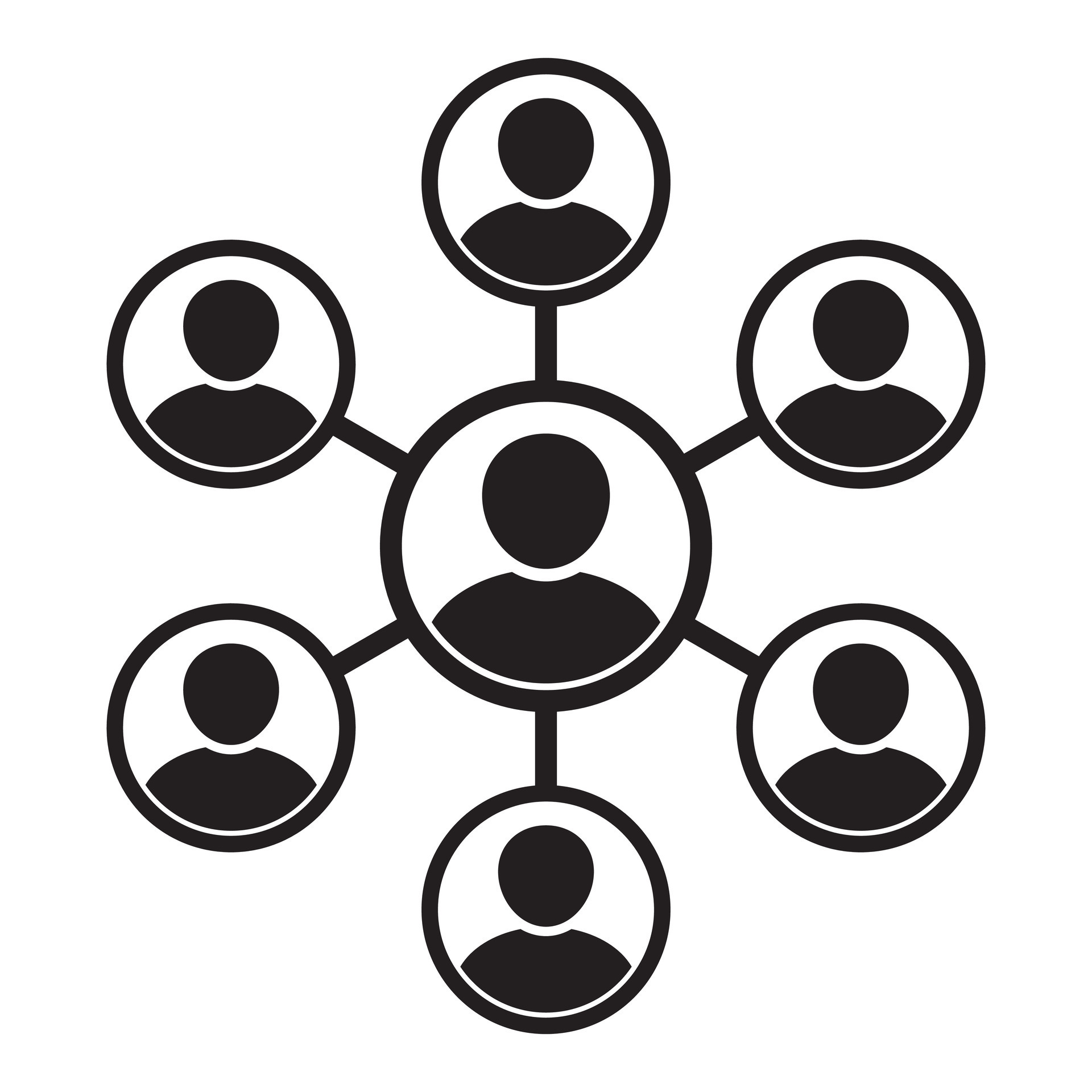 People network icon. Social network connection and global business ... People network icon. Social network connection and global business ...