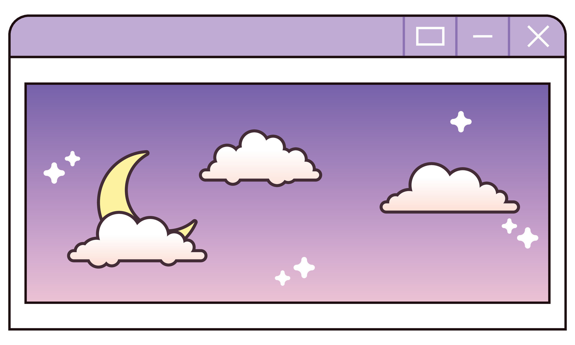 Vector hand drawn retro computer windows element 33875495 Vector Art at ...