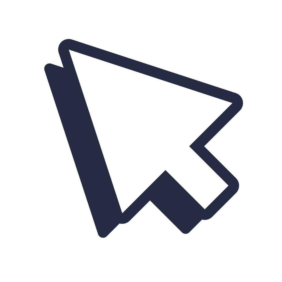 vector cursor retro elemento icono sencillo ilustración de cursor retro ... vector cursor retro elemento icono sencillo ilustración de cursor retro ...
