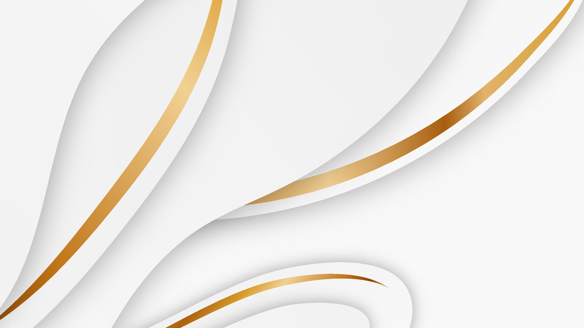 minimal landing page, white wave with gold line graphic background ...