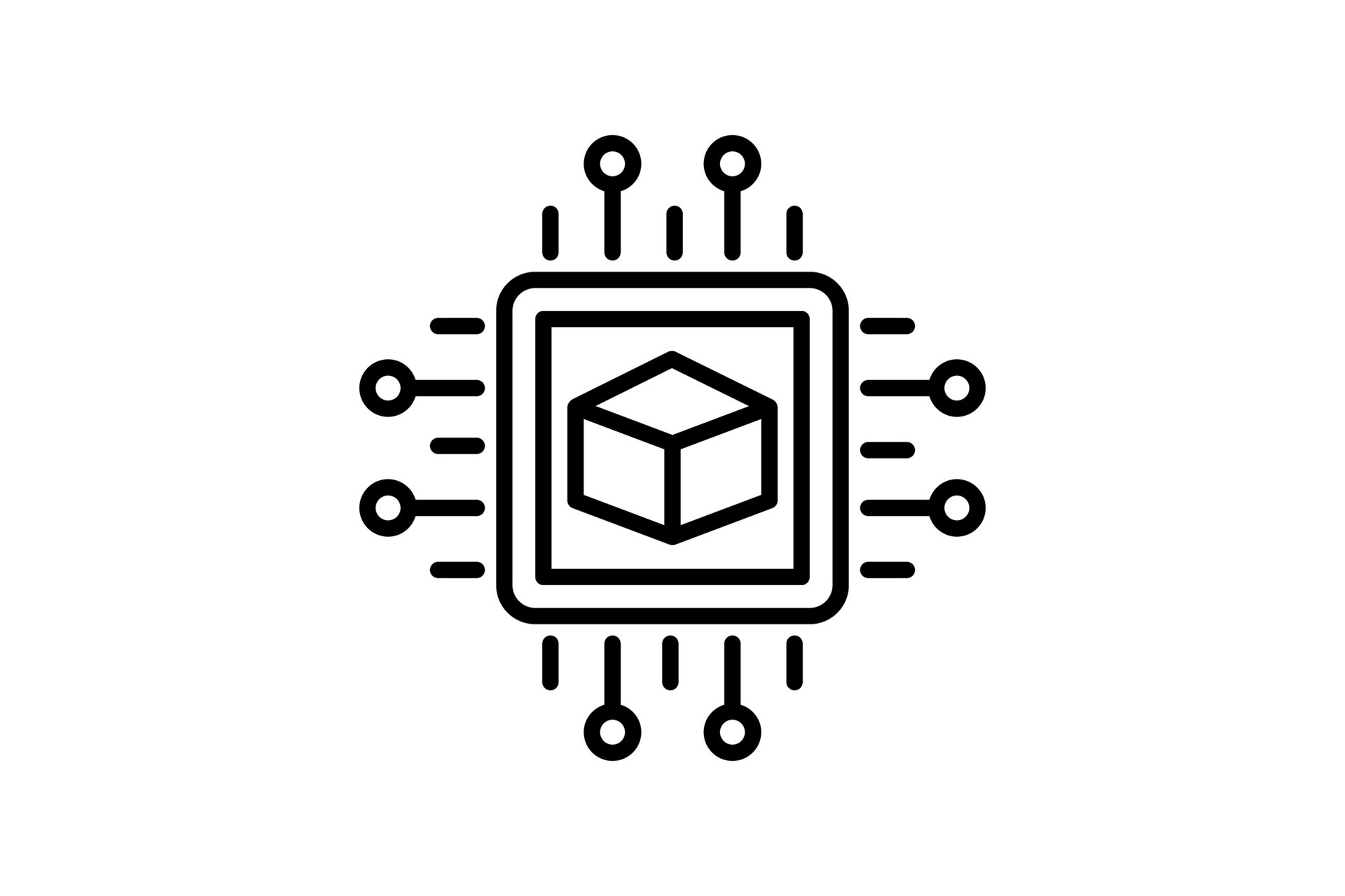 computer vision icon. icon related to device, artificial intelligence ...