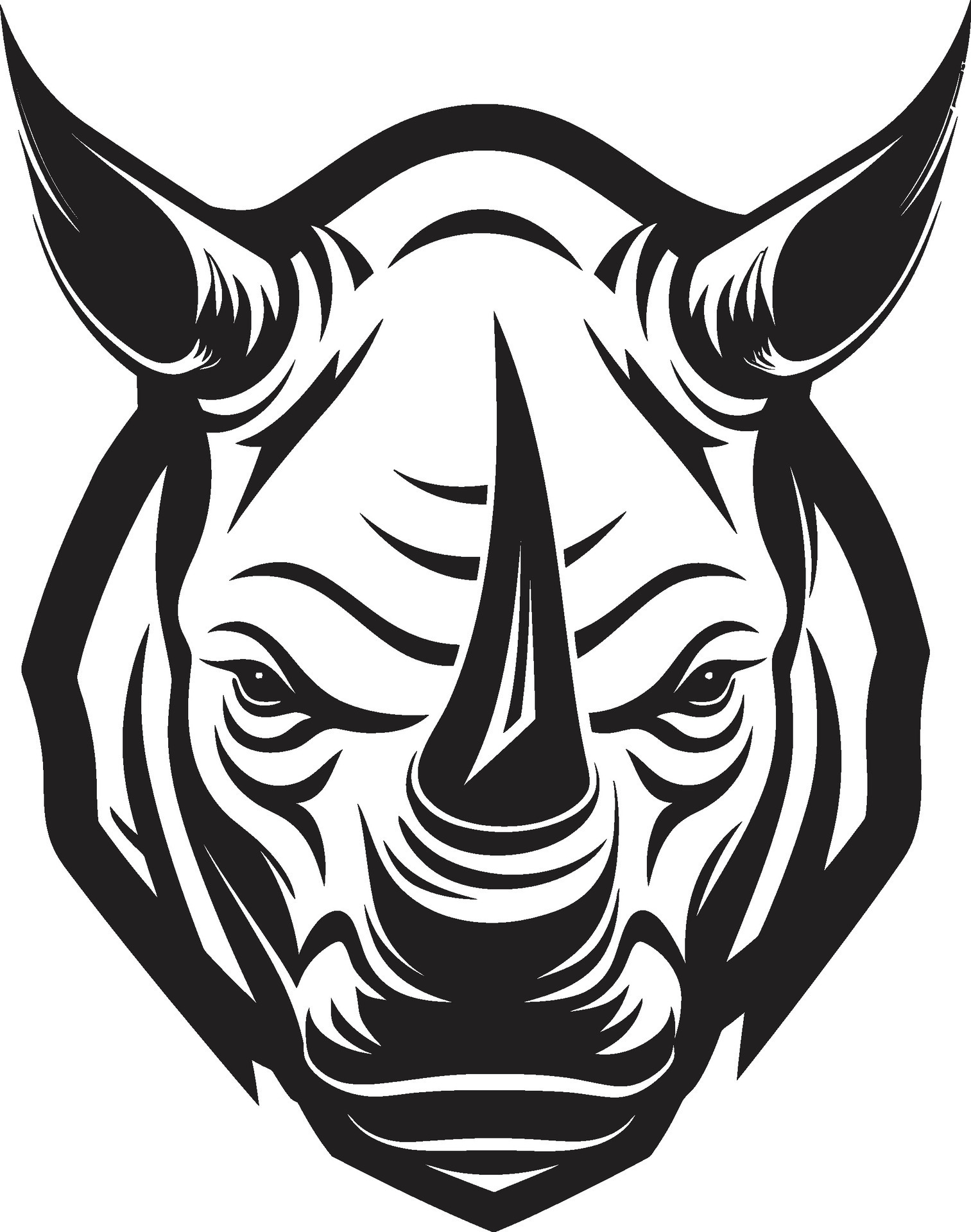 Rhino Vector Art Where Art Meets Technology Vectorizing Rhino The Quest ... Rhino Vector Art Where Art Meets Technology Vectorizing Rhino The Quest ...