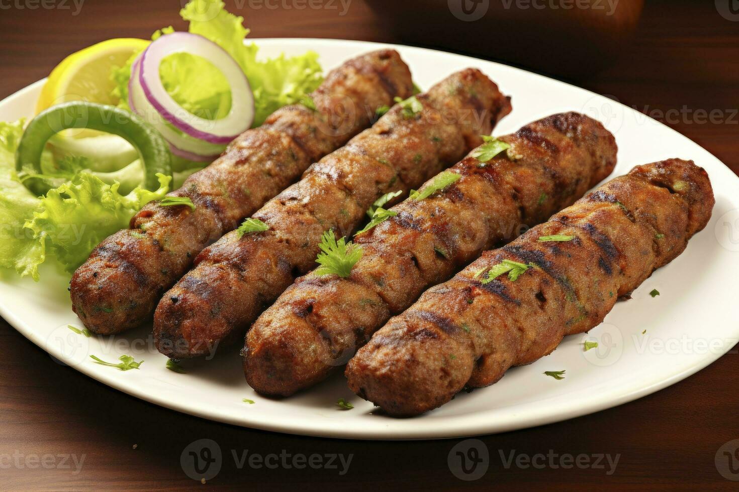 Tasty seekh kabab. AI Generated. 33887040 Stock Photo at Vecteezy
