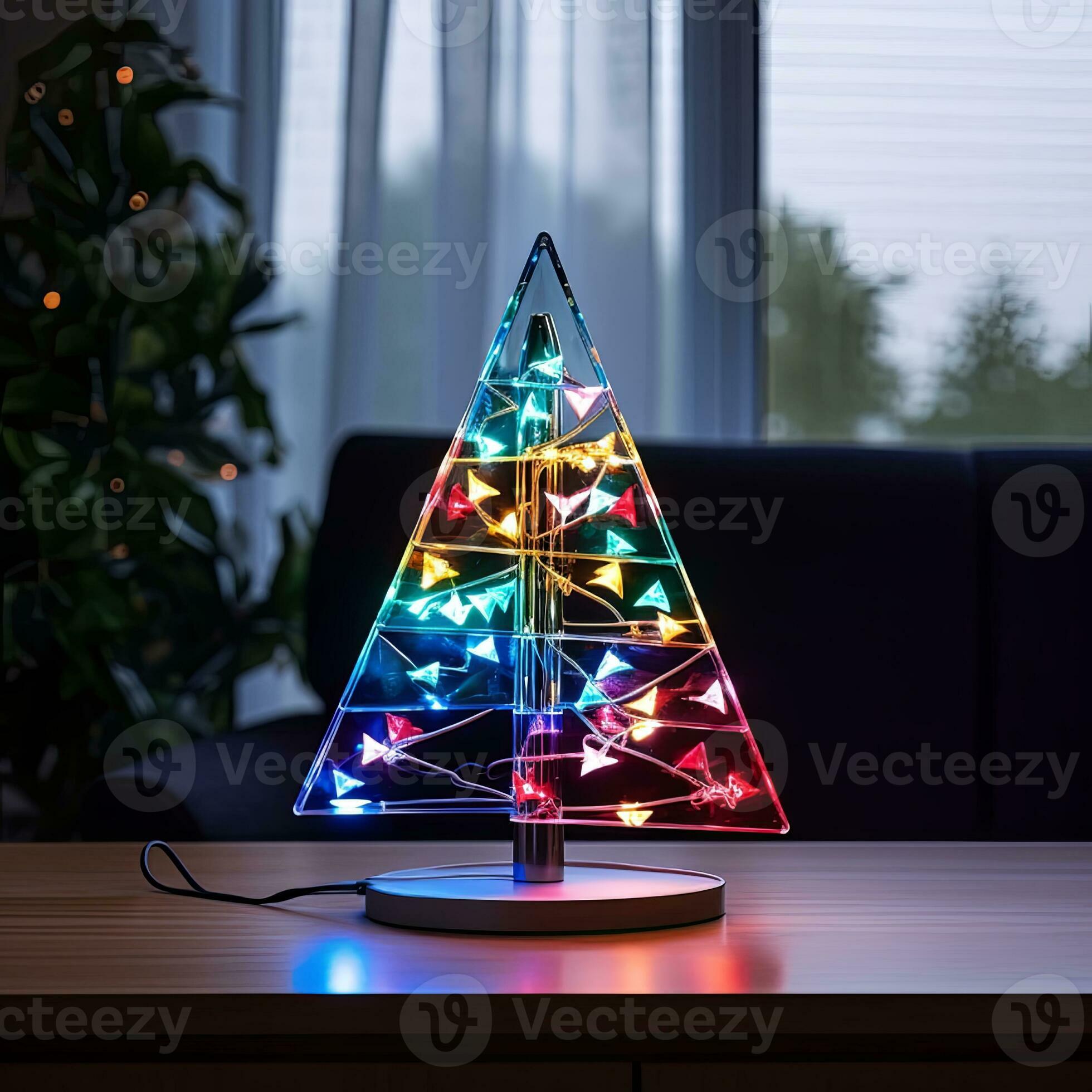 Robotics Arduino Soldering Kit Modern Christmas Tree With Lights Generated By Ai 33889116