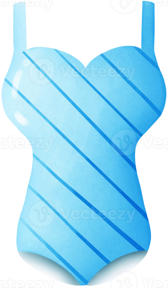 Blue One Piece Swimsuit 33890881 Png