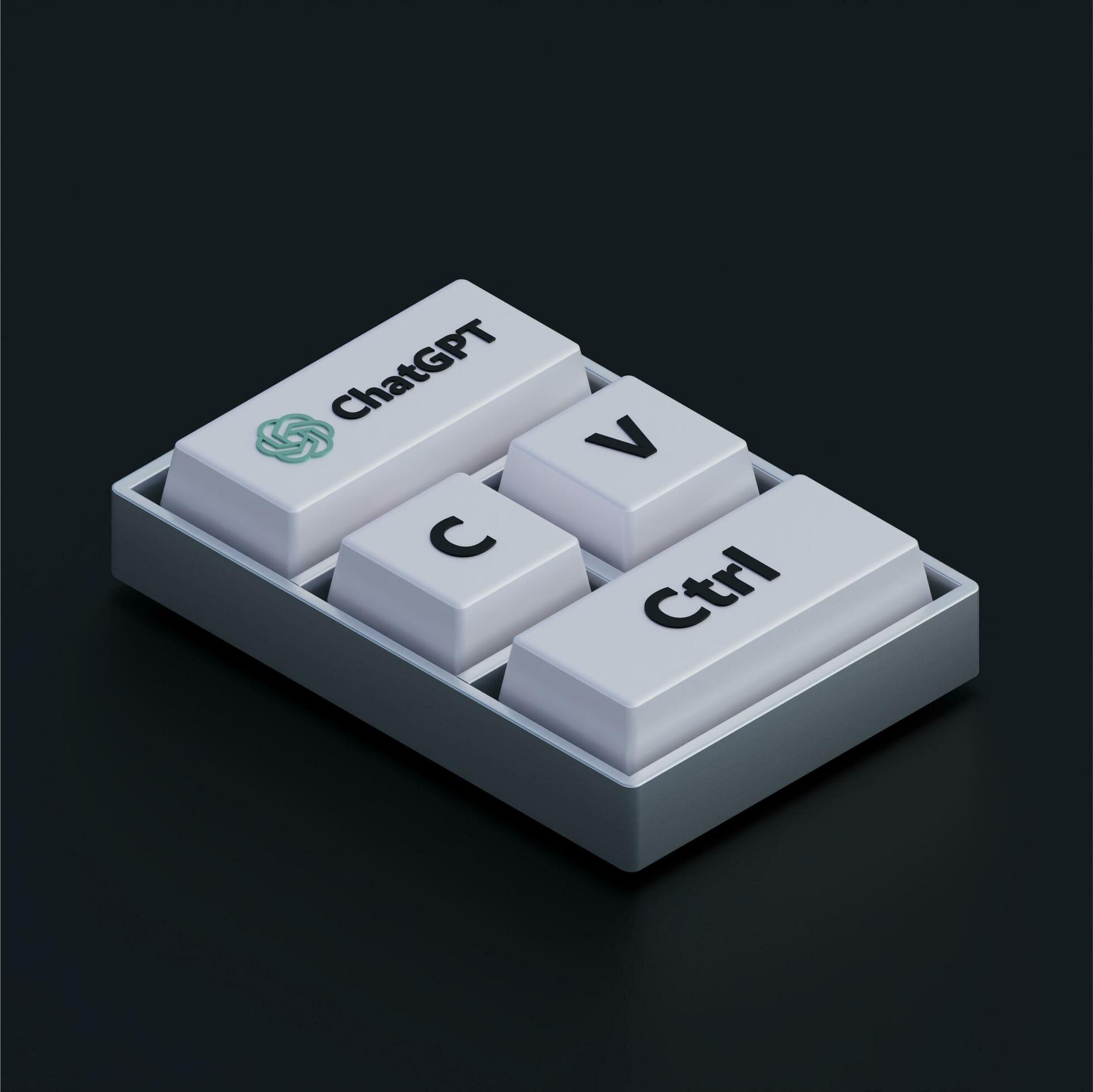 Isometric ChatGPT Copy and Paste Keyboard 33903550 Stock Photo at Vecteezy
