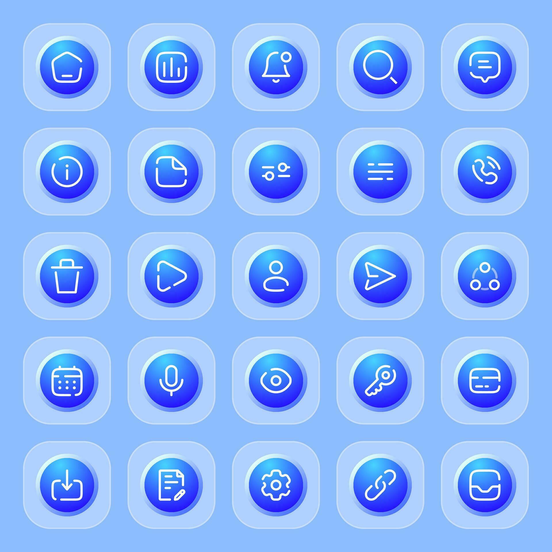 Best icon pack design, home icon, edit, share icon set editable vector ...